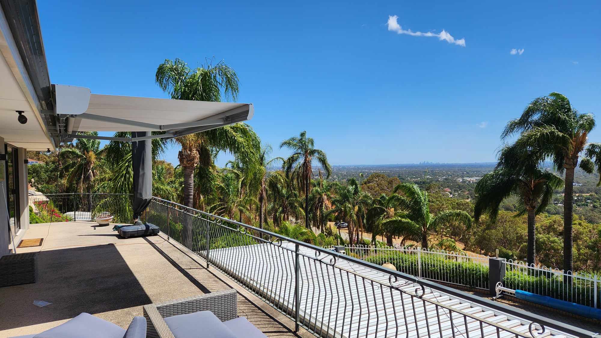Mount Nasura | Hill Side Folding Arm Awning Installation | All About Shade