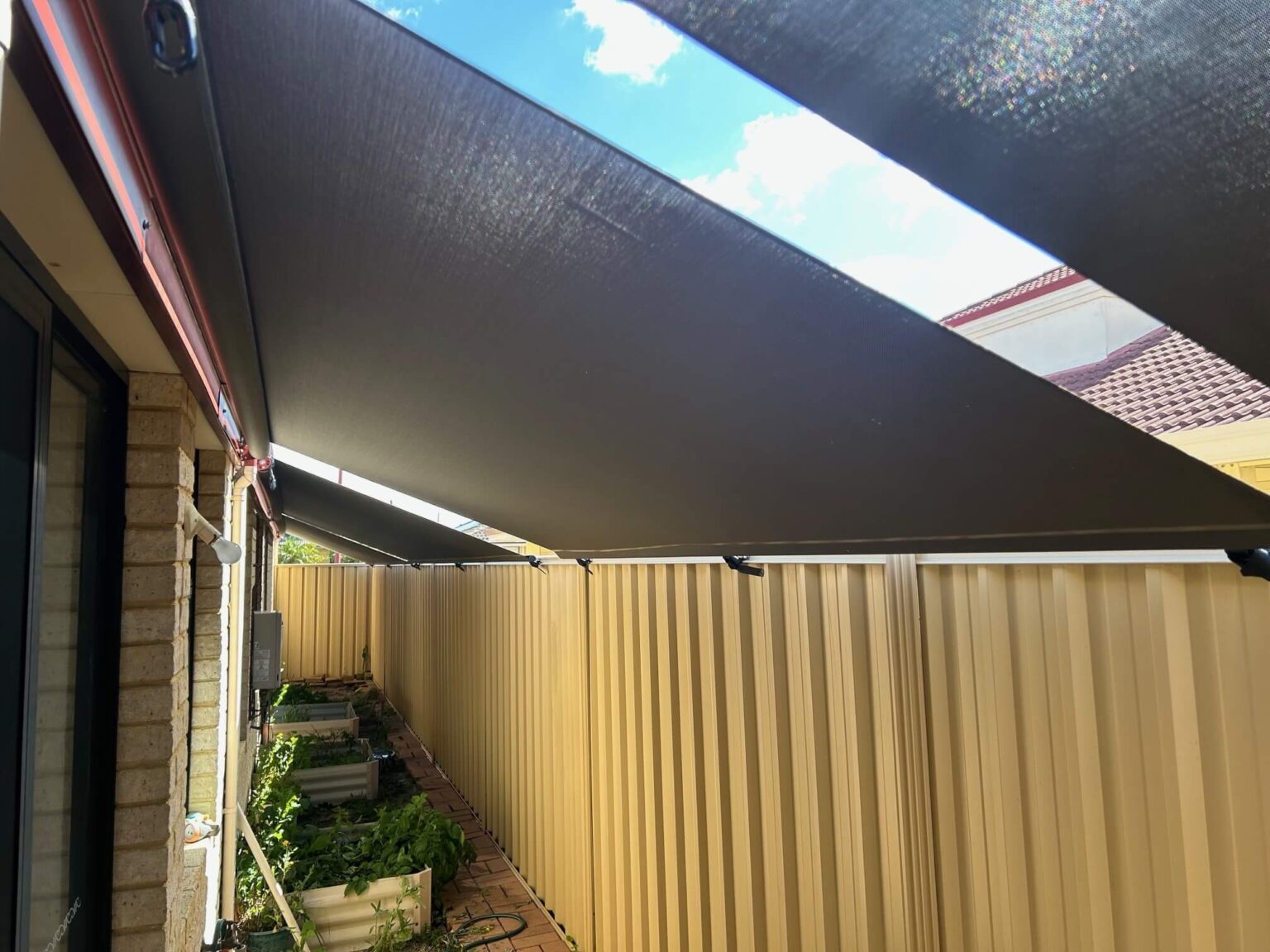 Canning Vale | Roof to Fence Blinds Perfect Solution