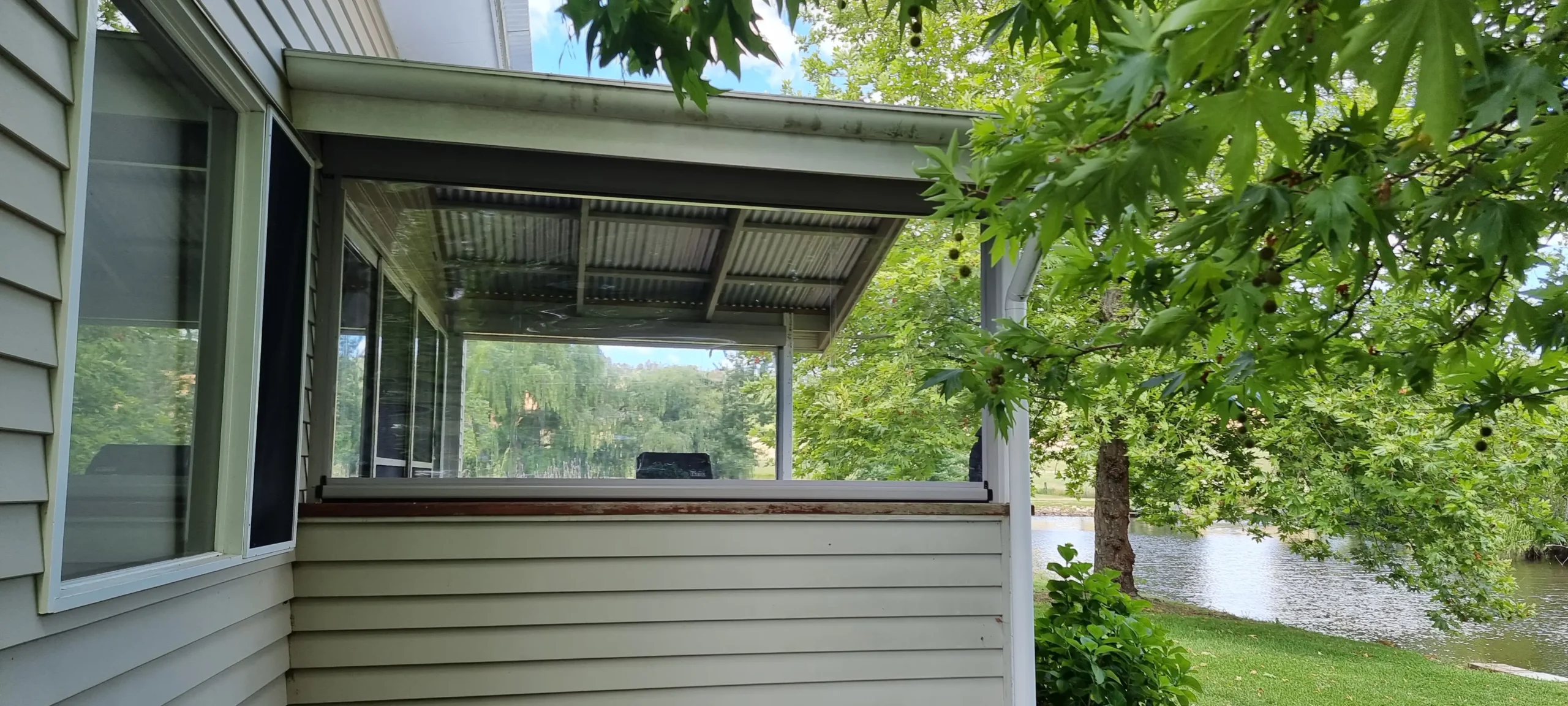 Cundinup | Ziptrak® Clear PVC Café Blinds