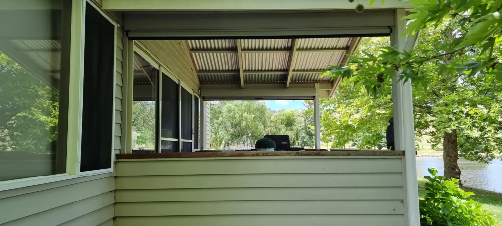 Cundinup | Ziptrak® Clear PVC Café Blinds