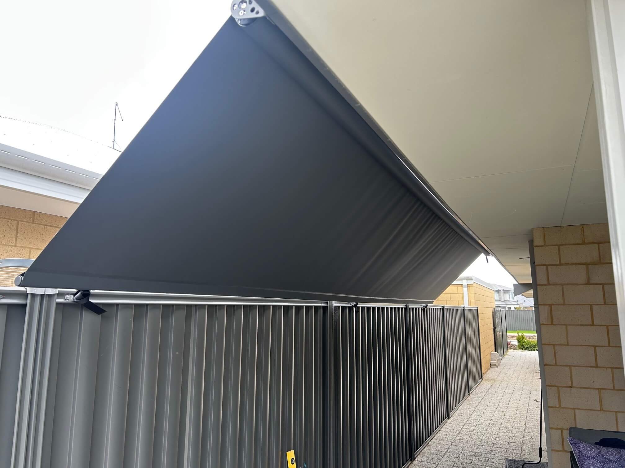 Piara Waters | Roof to Fence Blind and Ziptrak® Outdoor Blind | All ...